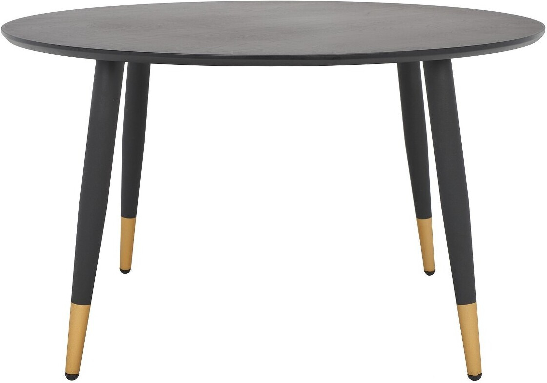 Beck Round Coffee Table in Black and Gold by Safavieh | 1StopBedrooms