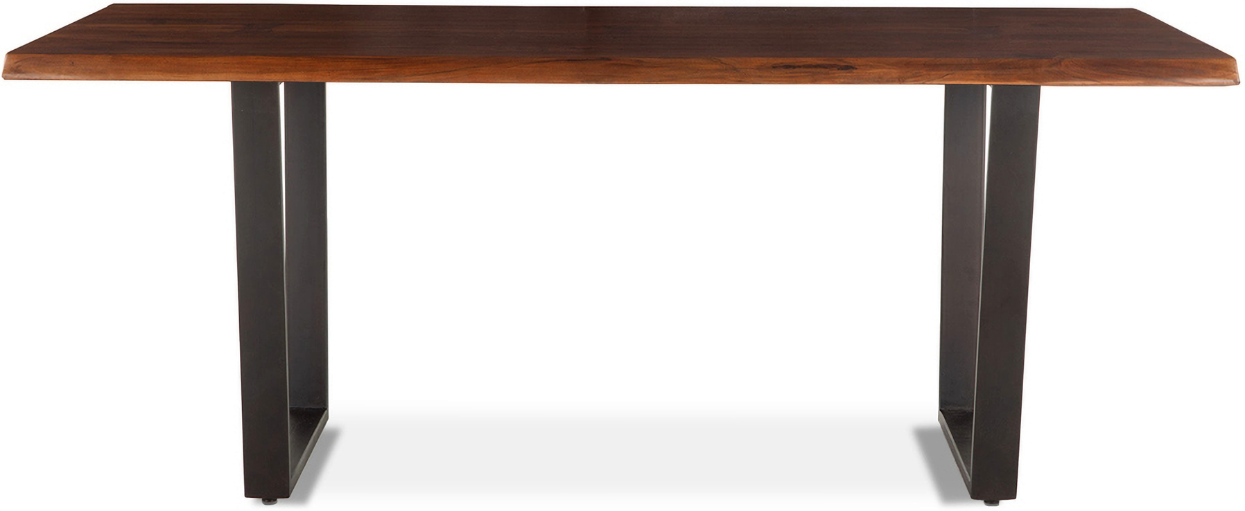 Belfrie 72 Inch Dining Table with Acacia In Walnut by Home Trends and ...