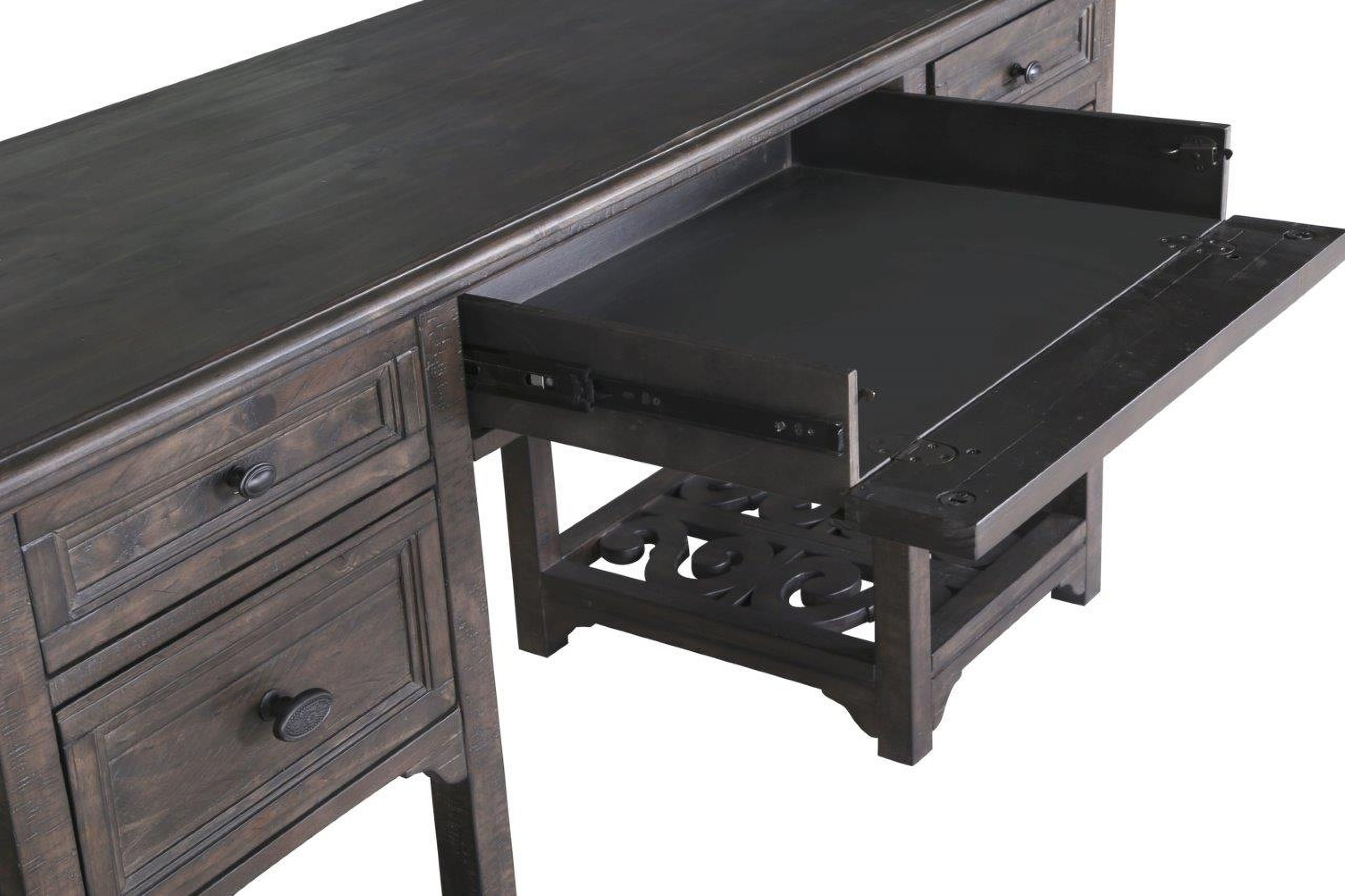 Bellamy Deep Weathered Pine Desk by Magnussen | 1StopBedrooms Bellamy Deep Weathered Pine Desk by Magnussen | 1StopBedrooms