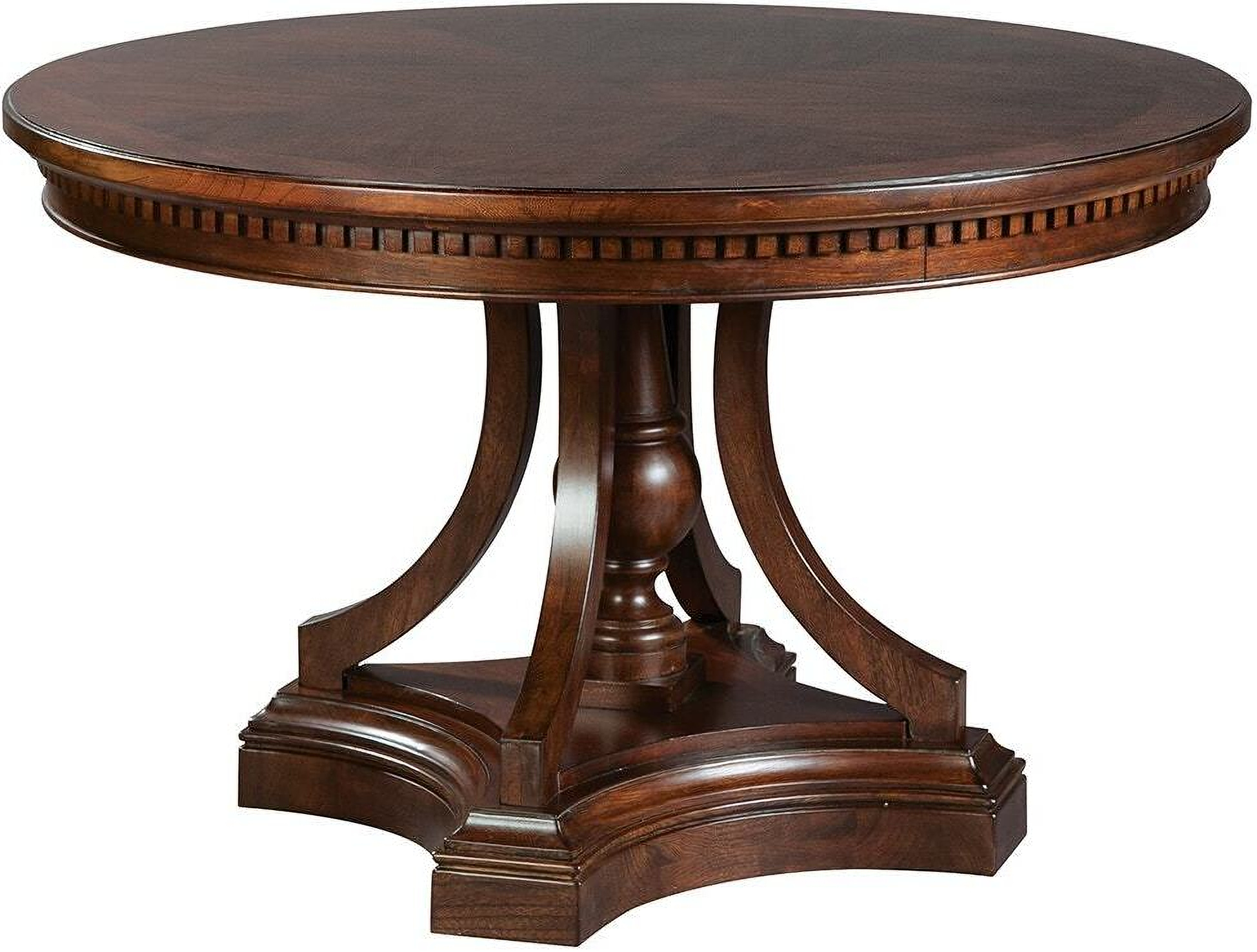 Belmont Round Dining Table In Sable by Fairfield Chair | 1StopBedrooms