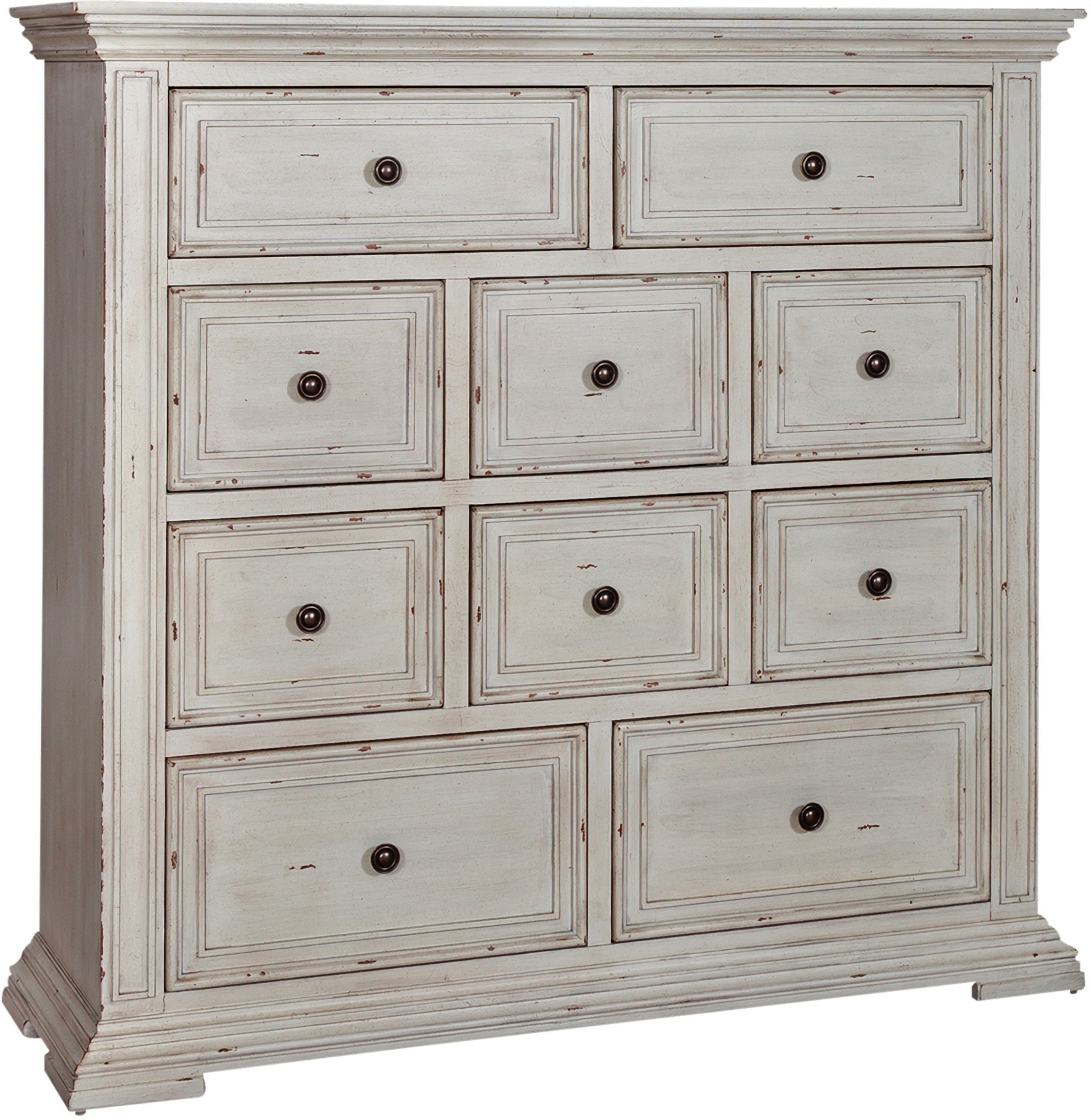 Big Valley 10 Drawer Chesser In White by Liberty | 1StopBedrooms