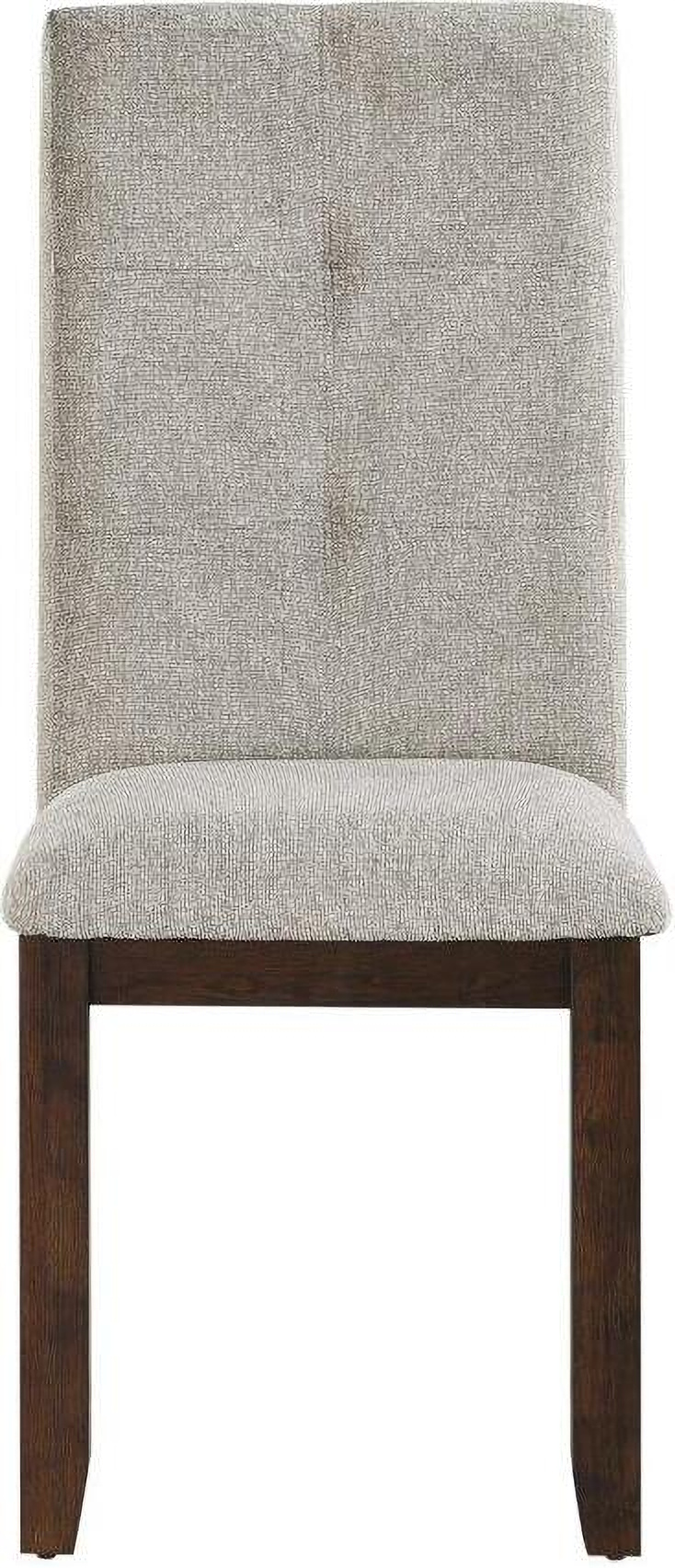 Binghampton Gray Upholstered Side Chair Set Of 2 by Homelegance ...