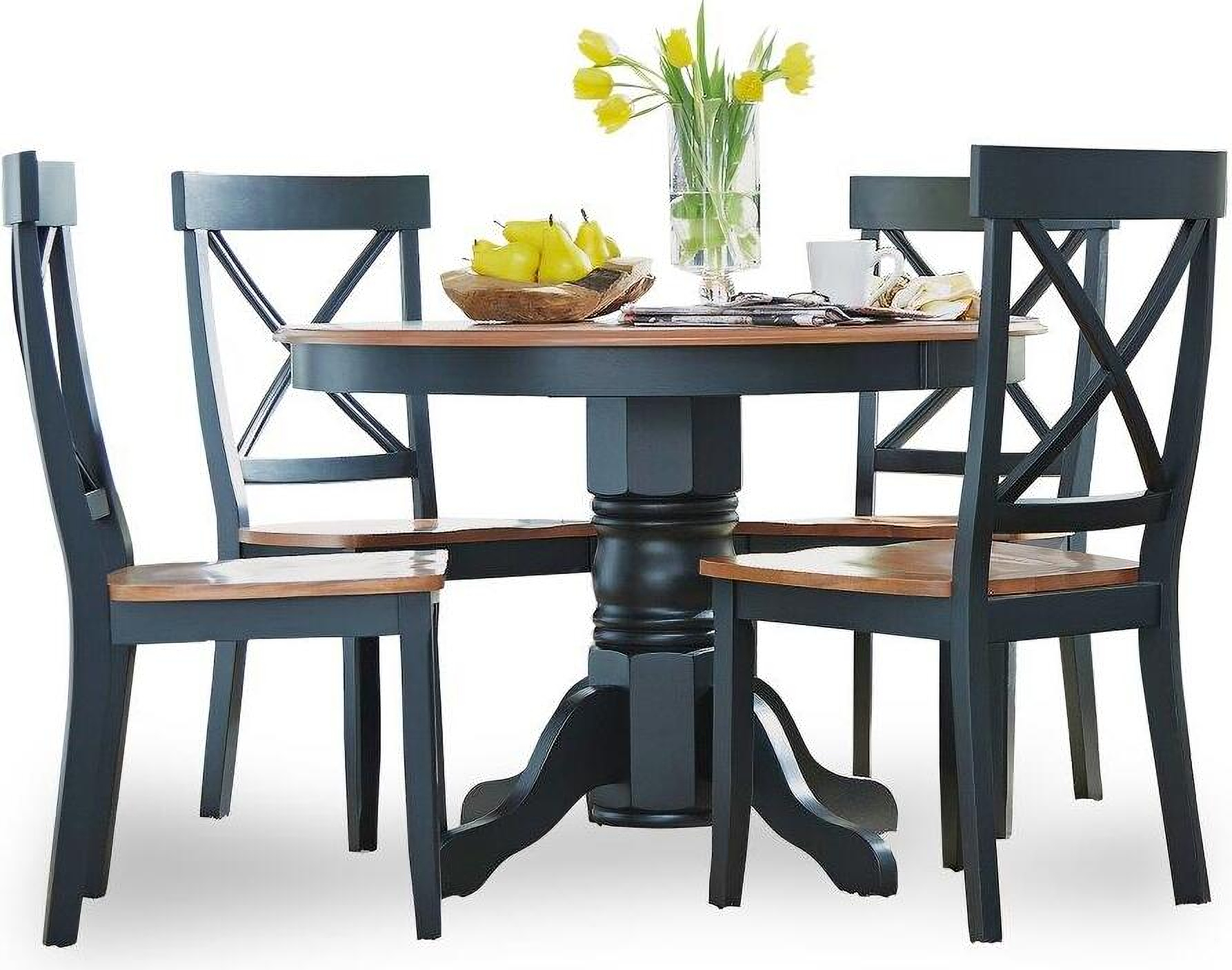 Bishop Black 5 Piece Dining Set by Homestyles | 1StopBedrooms