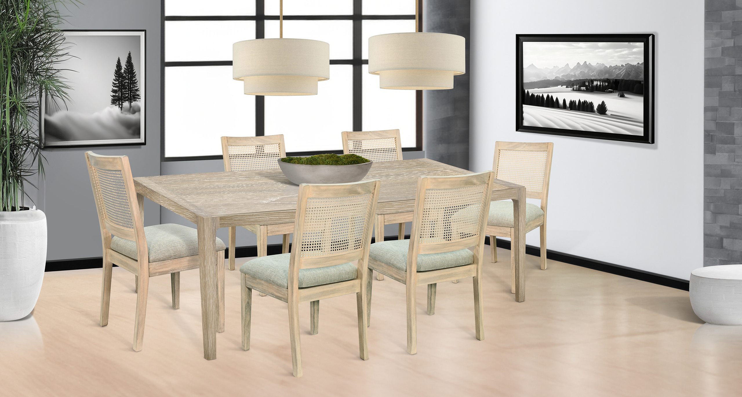 Blair Dining Table In Wheat by Sunny Design | 1StopBedrooms