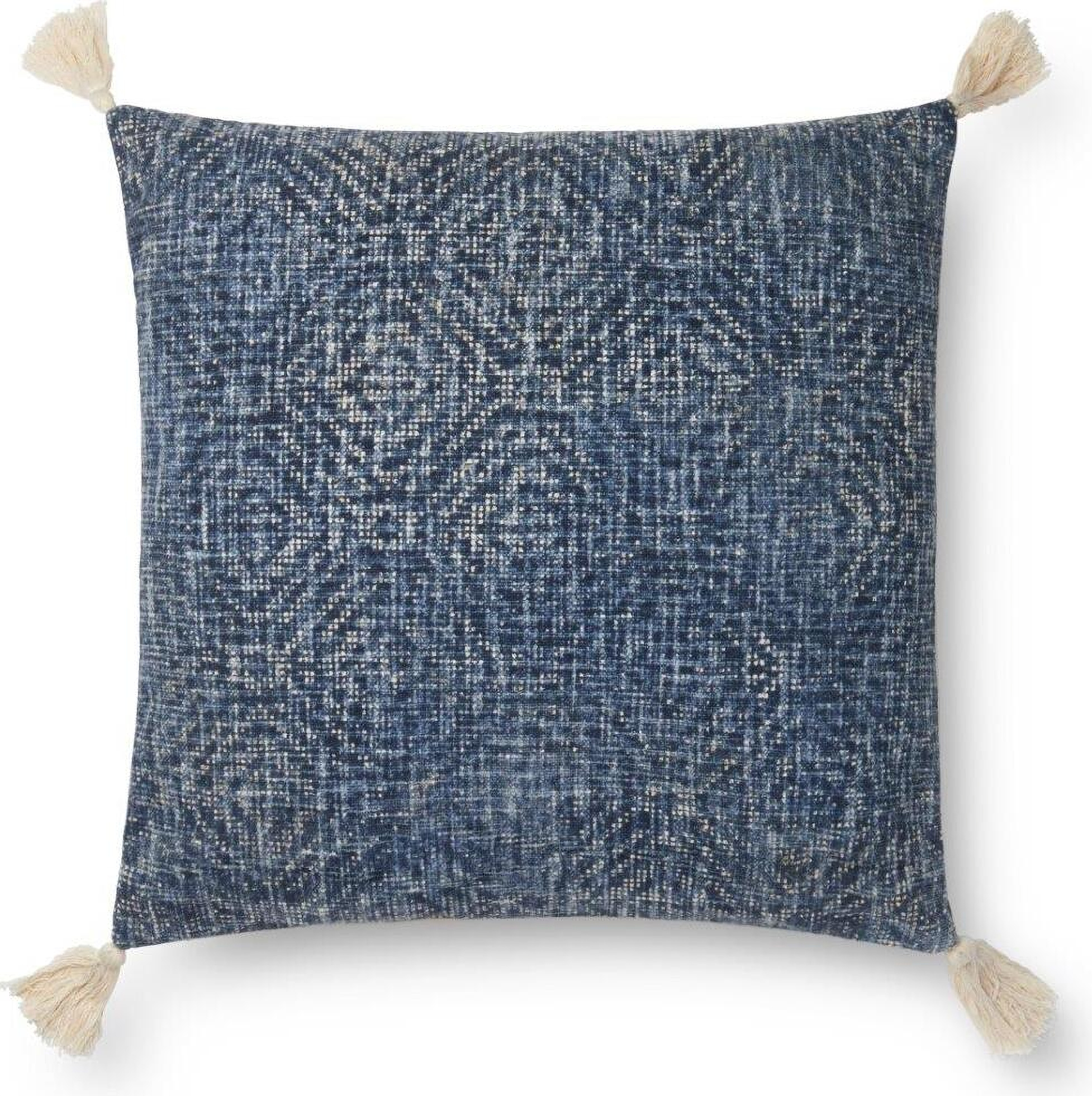 Loloi P0621 Blue 22" x 22" Cover w/Poly Pillow by Loloi Rugs ...