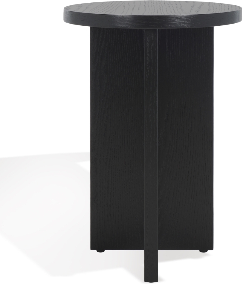 Bonaclara Wood 2 Leg Table In Black by Safavieh Couture | 1StopBedrooms