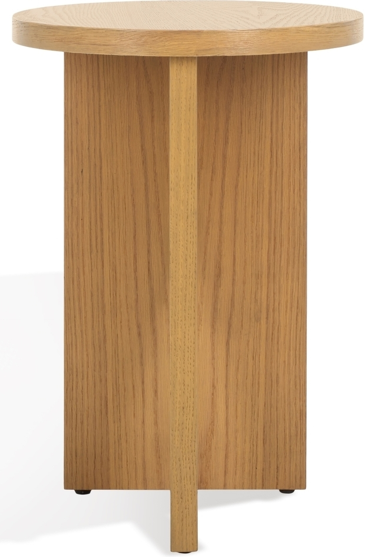 Bonaclara Wood 2 Leg Table In Natural by Safavieh Couture | 1StopBedrooms