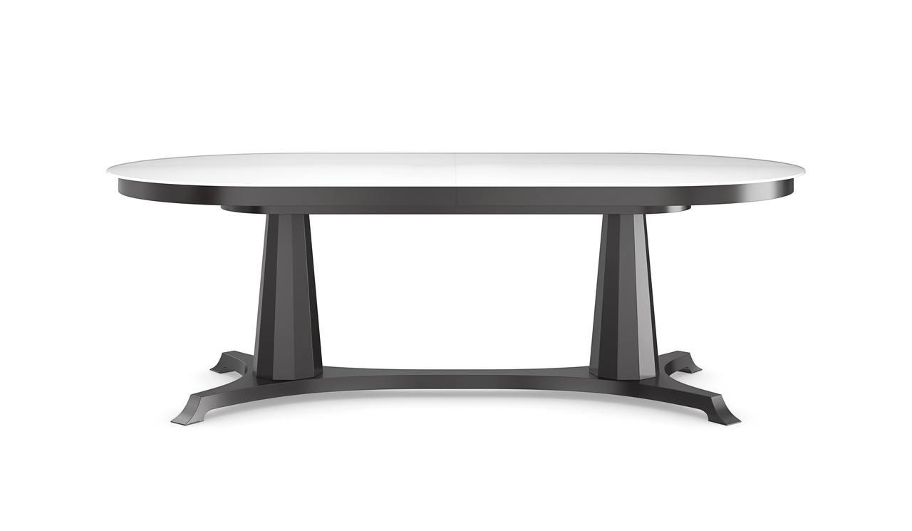 Bordeaux Dining Table In Black by Caracole | 1StopBedrooms