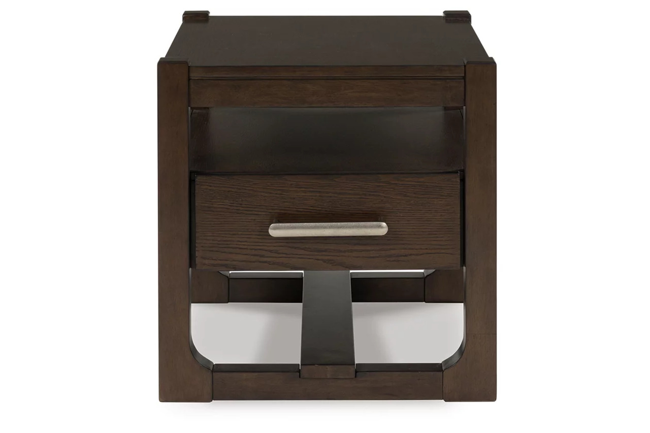 Breckington End Table In Dark Brown by Ashley Furniture | 1StopBedrooms