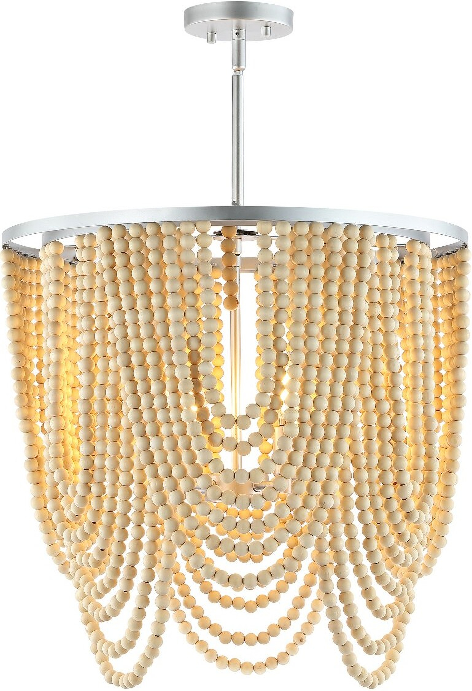 Bressi Chandelier in Silver by Safavieh | 1StopBedrooms