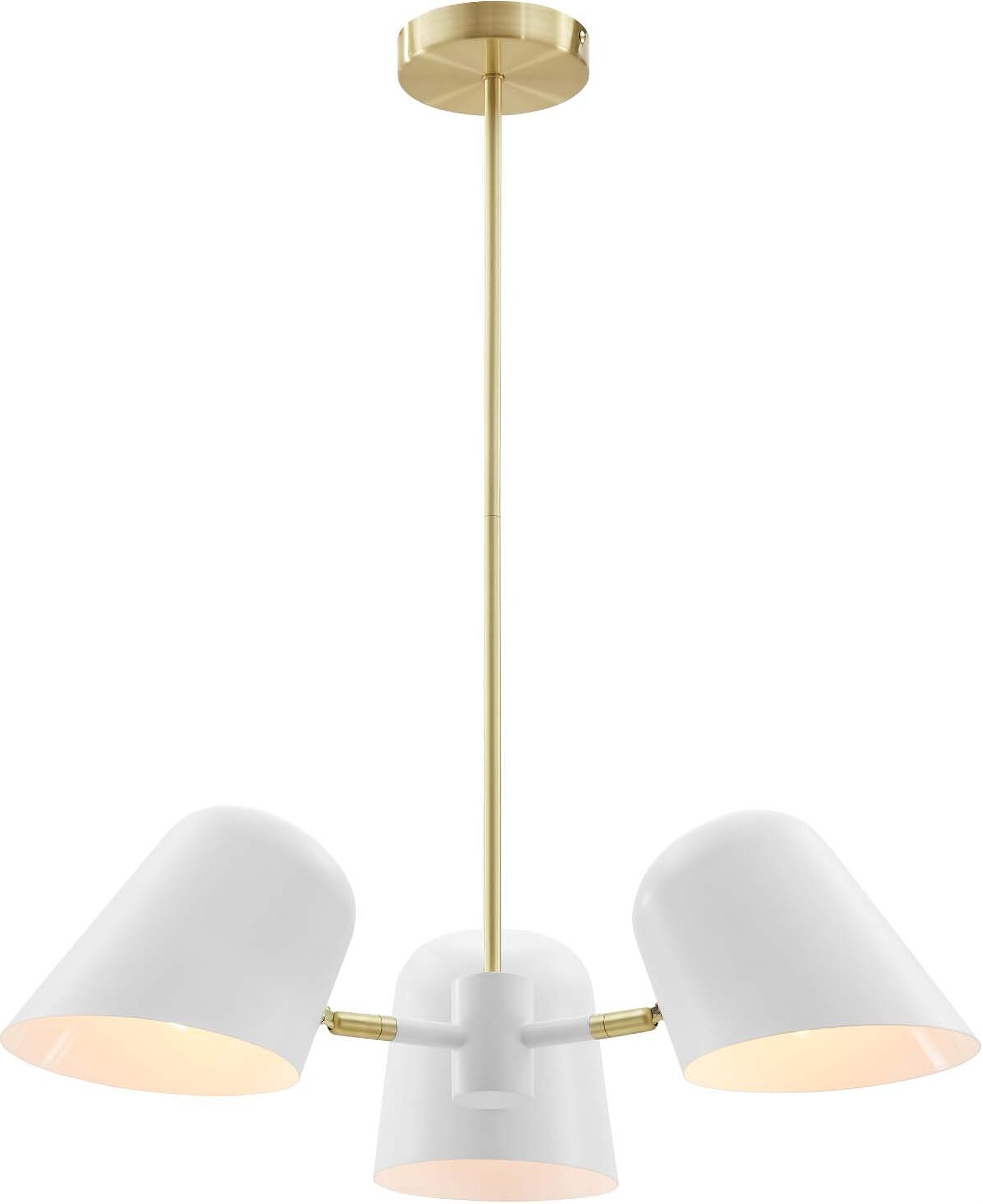 Briana 3-Light Pendant Light In White by Modway | 1StopBedrooms