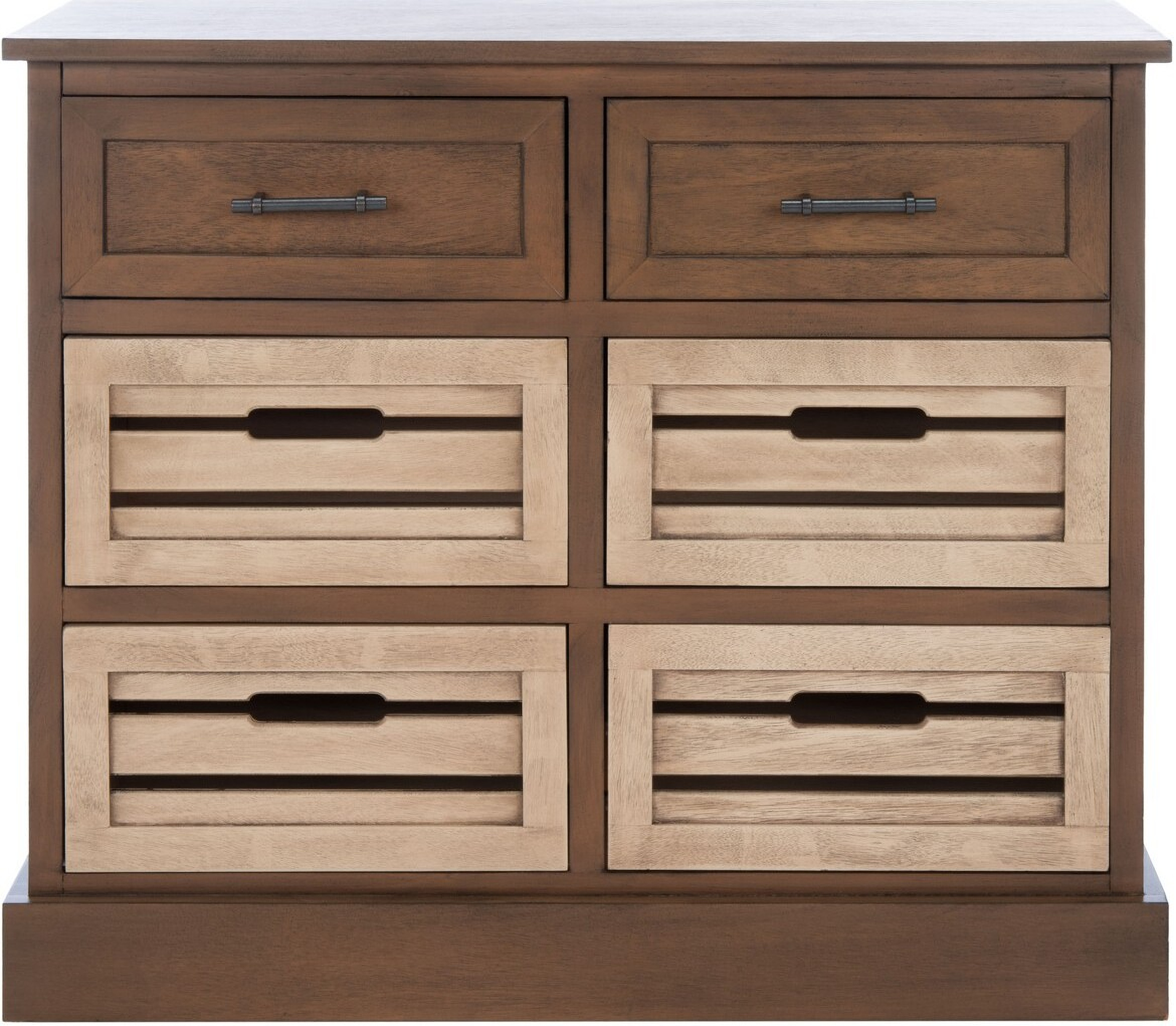 Briar Removable 6 Drawer Storage Chest in Brown by Safavieh | 1StopBedrooms