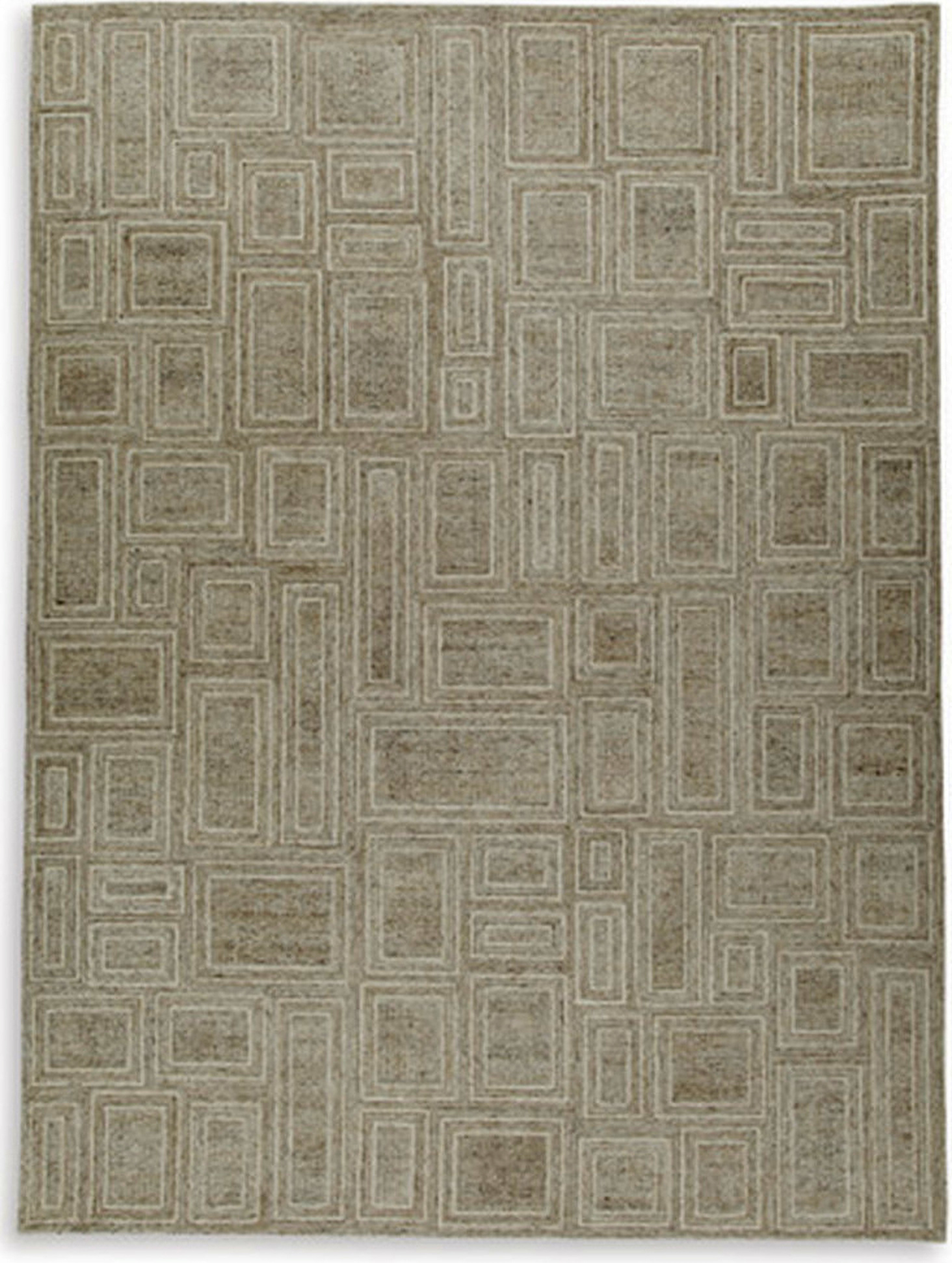 Brickburgh Extra Large Rug In Gray and Ivory by Ashley Furniture ...