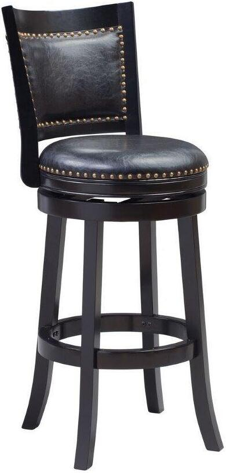 Bristol 29 Inch Swivel Bar Stool In Black by Boraam Industries ...