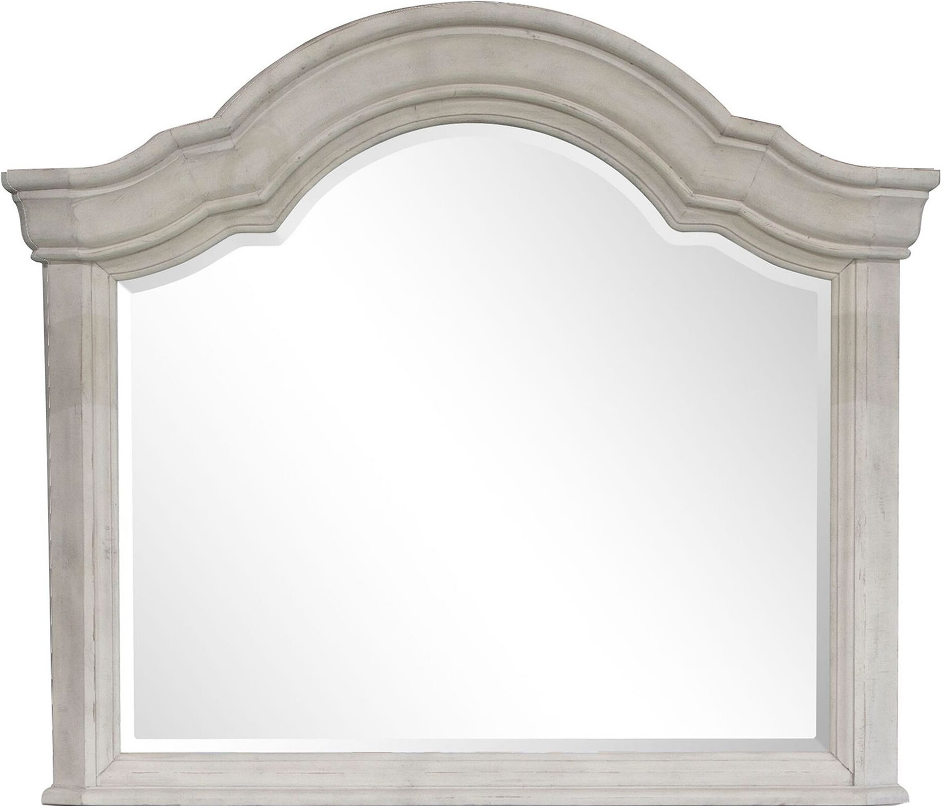 Bronwyn Alabaster Shaped Mirror by Magnussen | 1StopBedrooms
