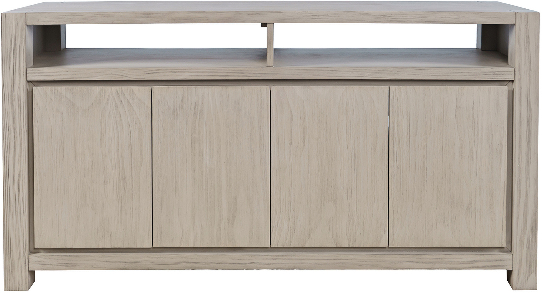 Brownstone 60 Inch Media Console TV Stand with Four-Door Cabinet ...