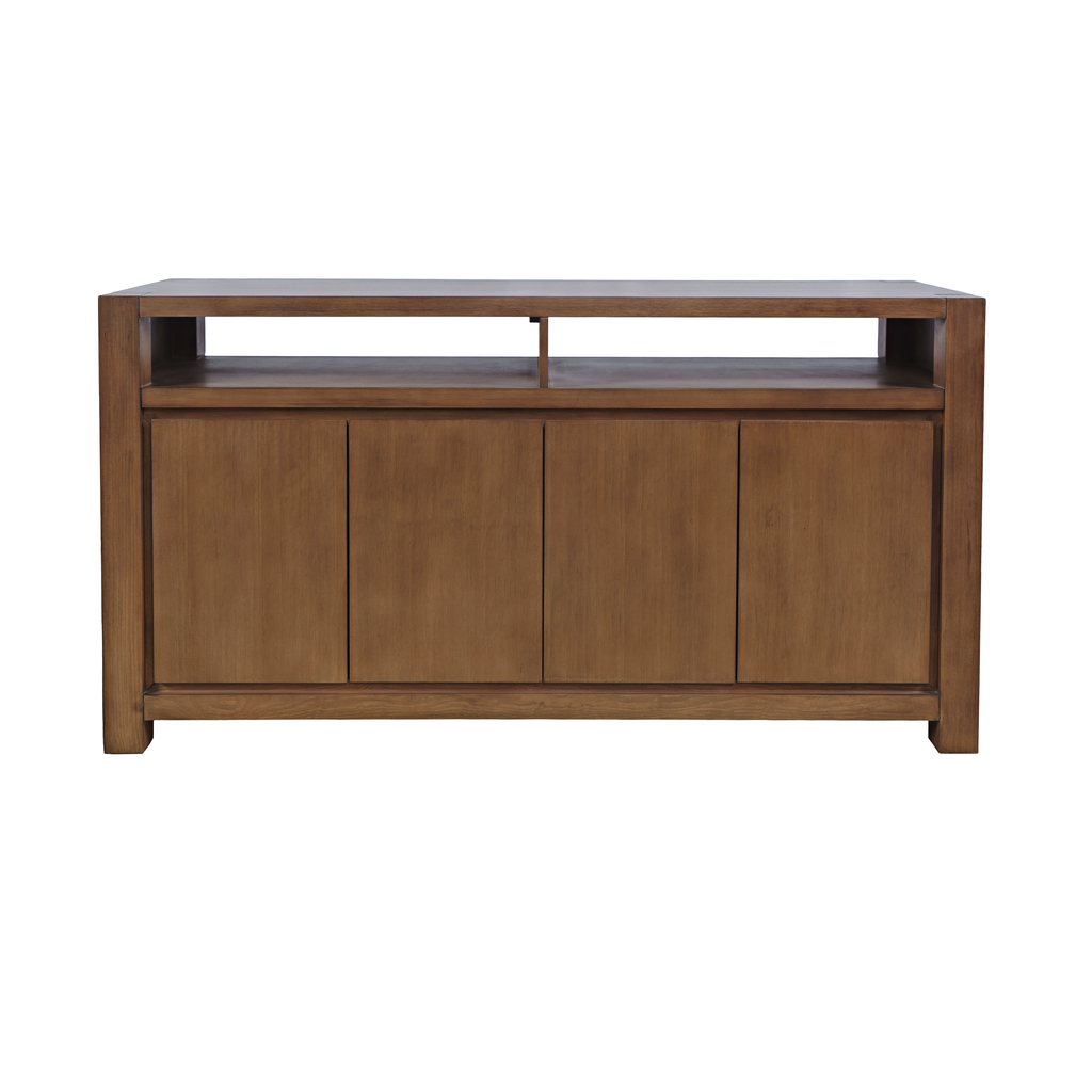 Brownstone 60 Inch Media Console TV Stand with Four-Door Cabinet ...