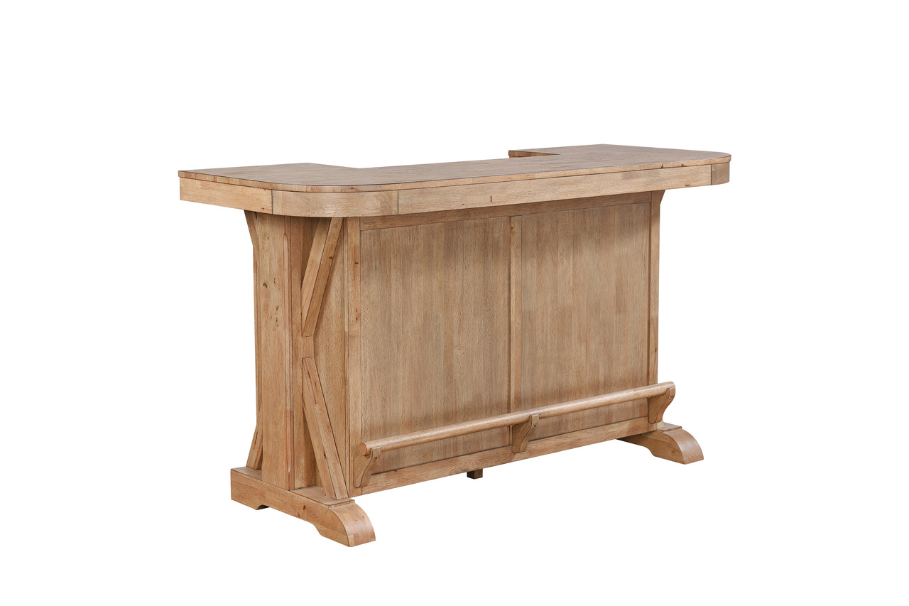 Brownstone 72 Inch Bar Complete In Warm Brown by ECI | 1StopBedrooms