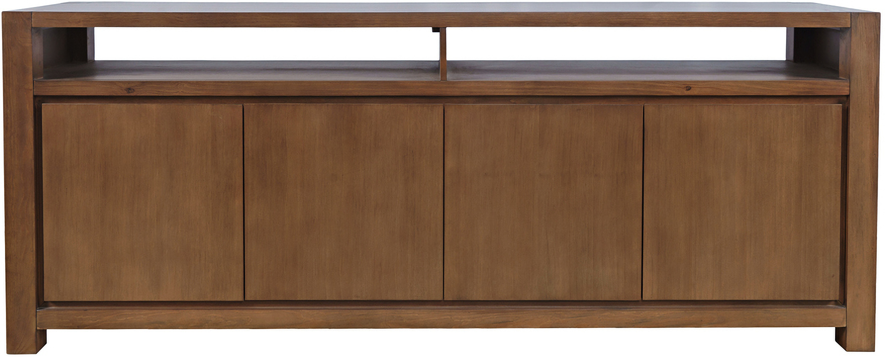 Brownstone 80 Inch Media Console TV Stand with Four-Door Cabinet ...