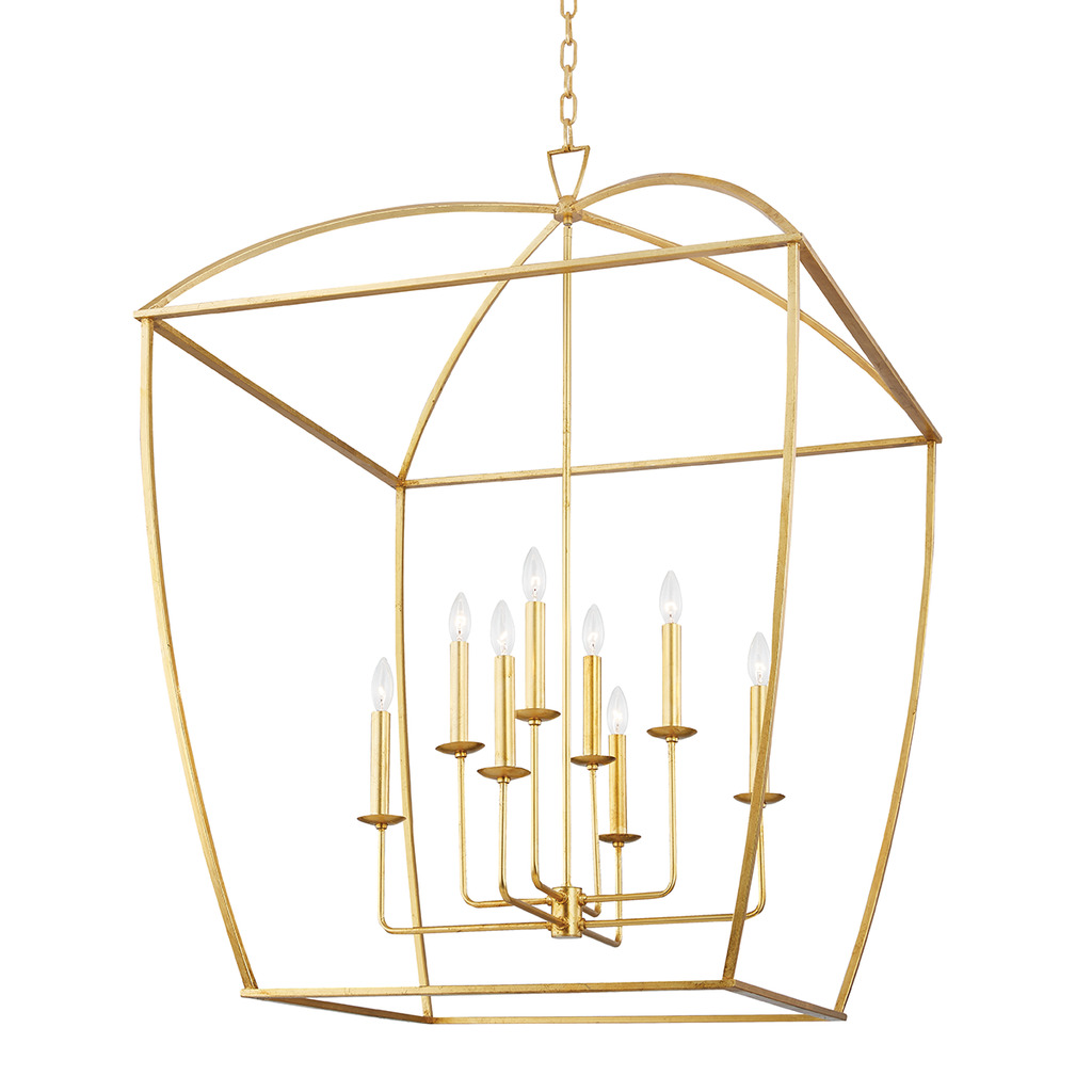 Bryant Lantern In Goldleaf by Hudson Valley Lighting | 1StopBedrooms