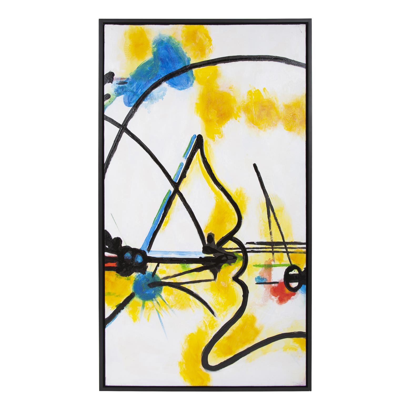 Building Art One Wall at a Time Hand Painted Original Art #2 In Yellow ...