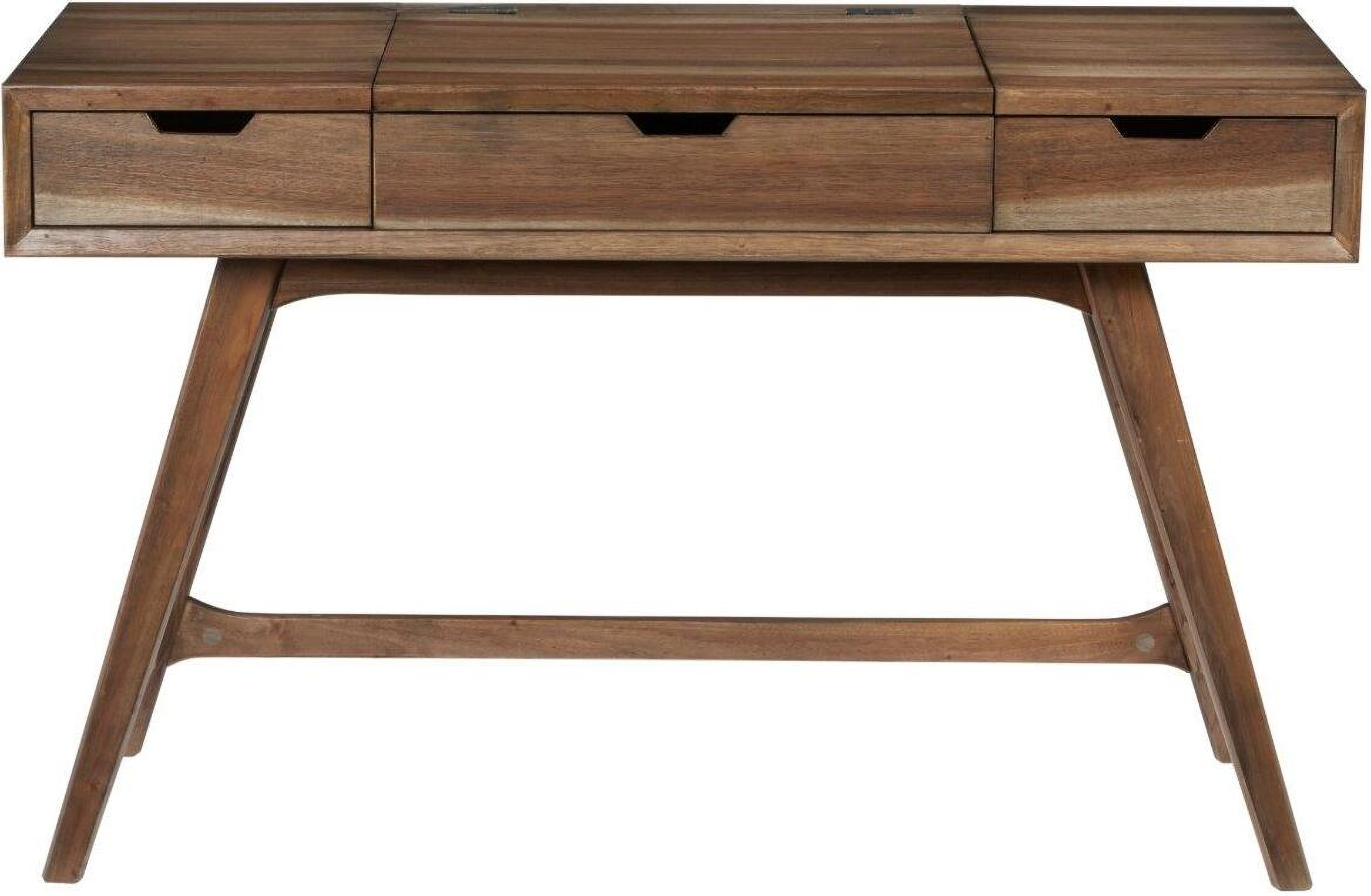 Bungalow Desk/Vanity In Brown by Progressive Furniture | 1StopBedrooms