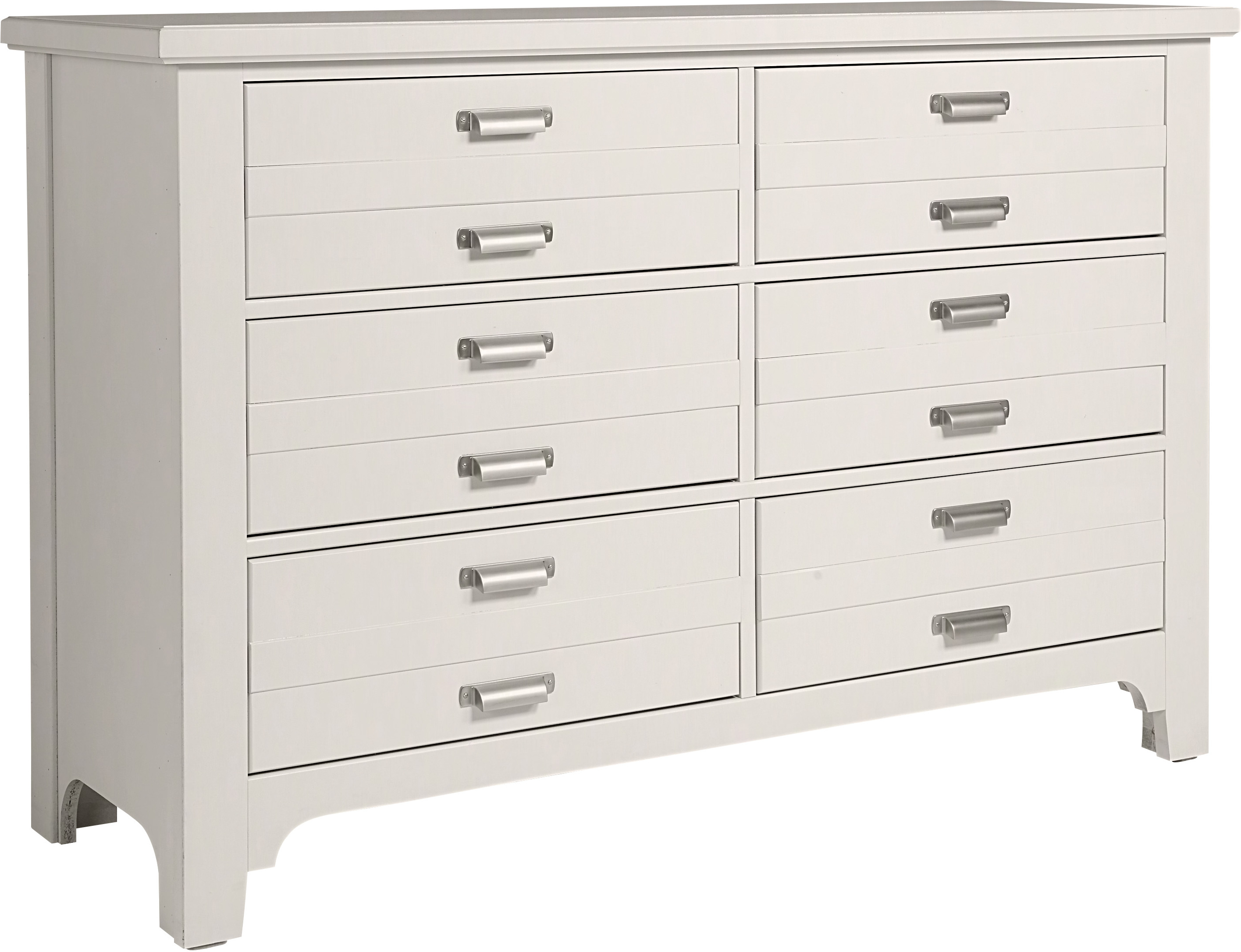 Bungalow Lattice 6 Drawer Double Dresser by Vaughan Bassett | 1StopBedrooms