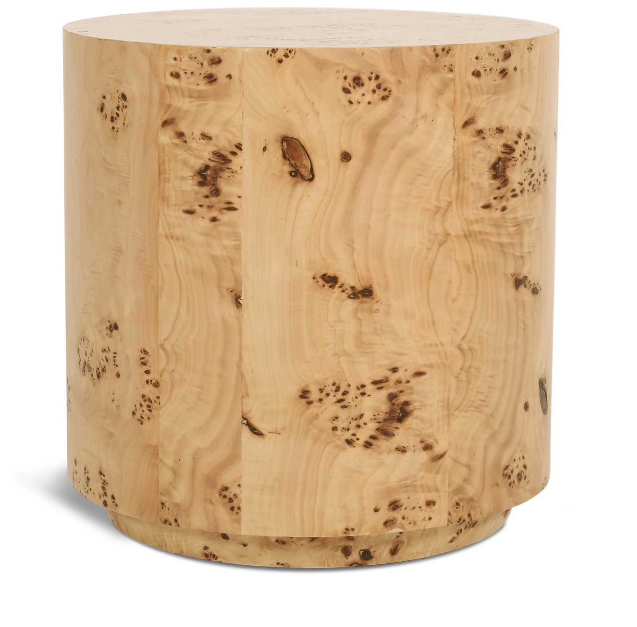 Burl End Table In Natural Ash by Meridian | 1StopBedrooms