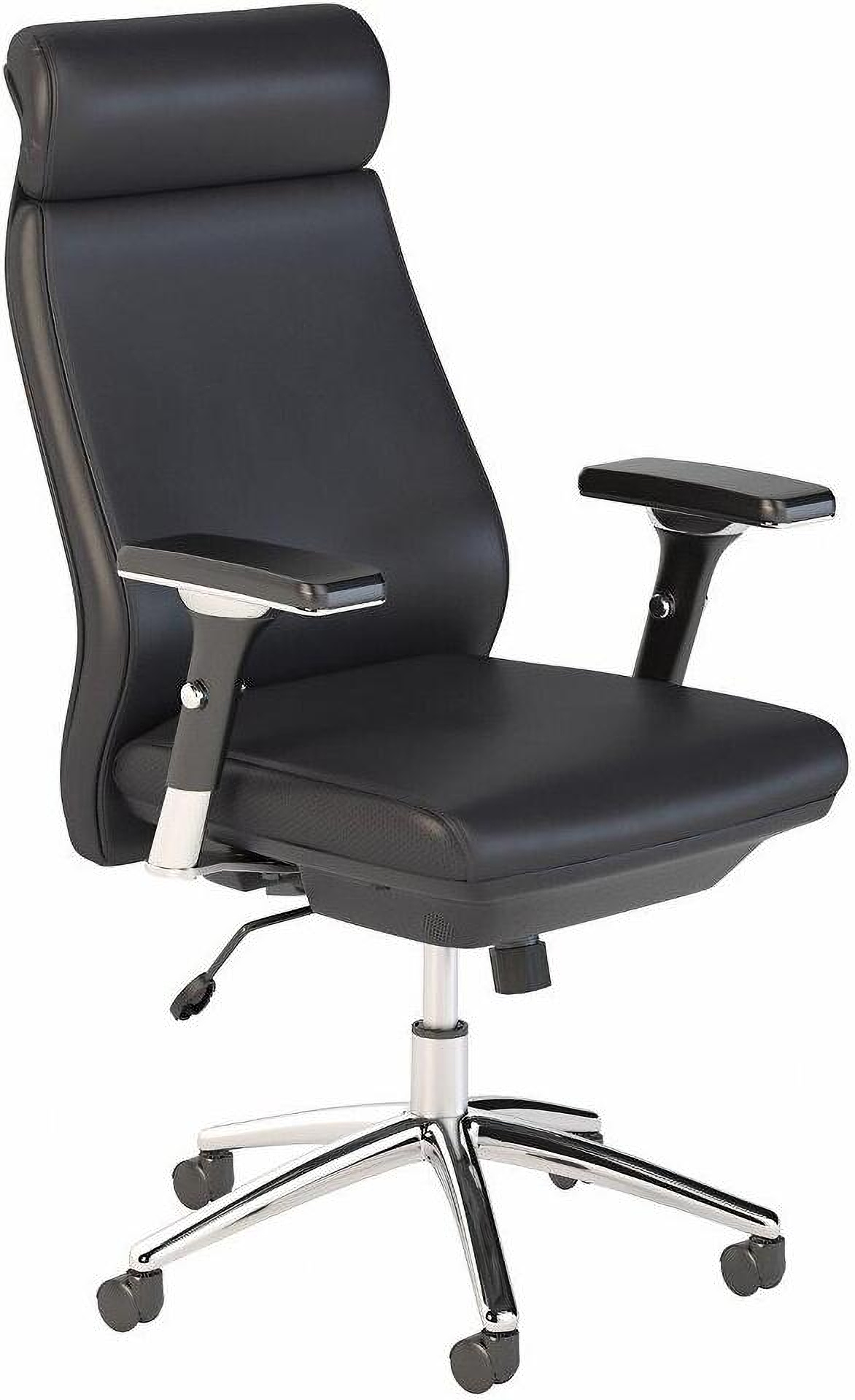 Bush Business Furniture Office 500 High Back Leather Executive Chair in ...