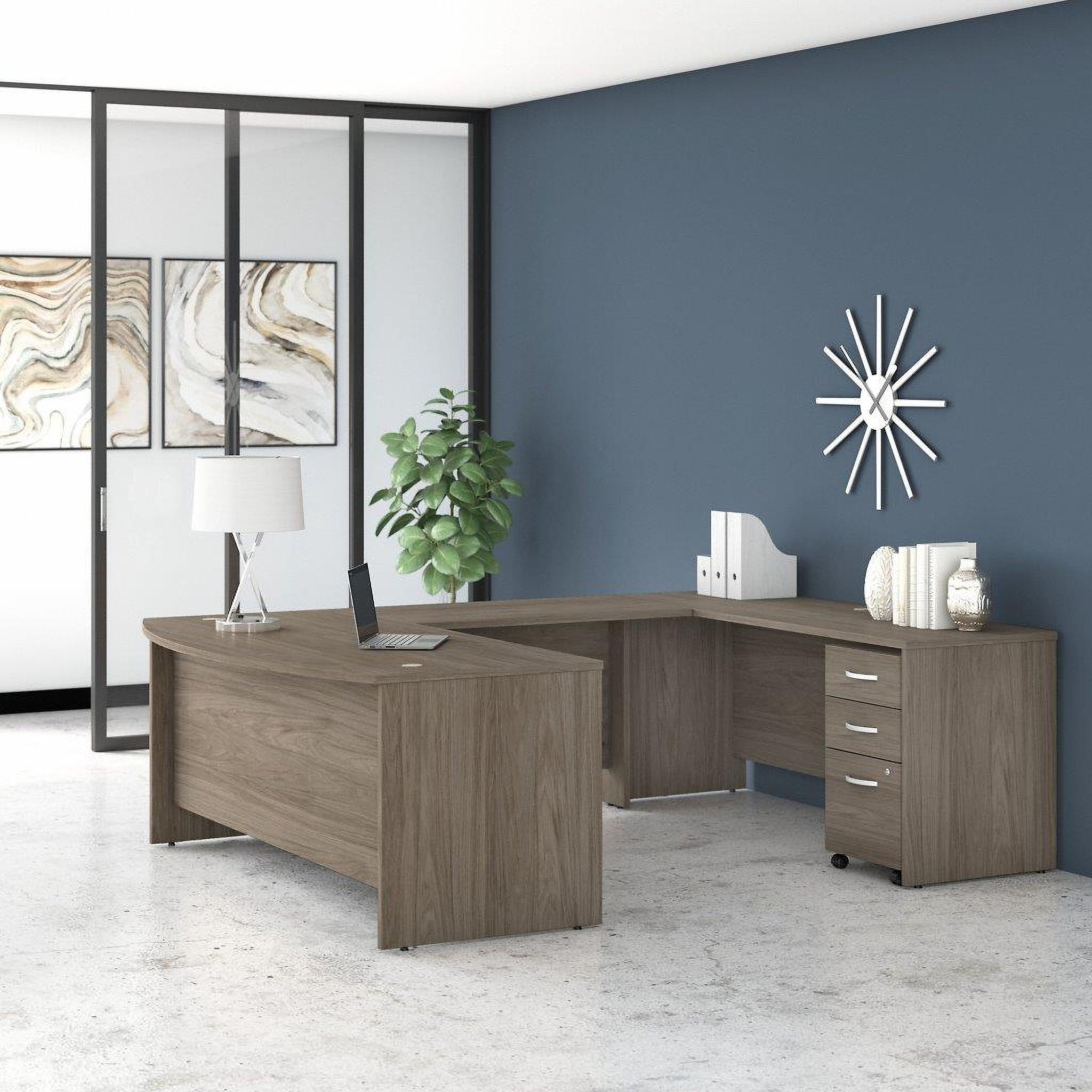 Bush u shaped desk store