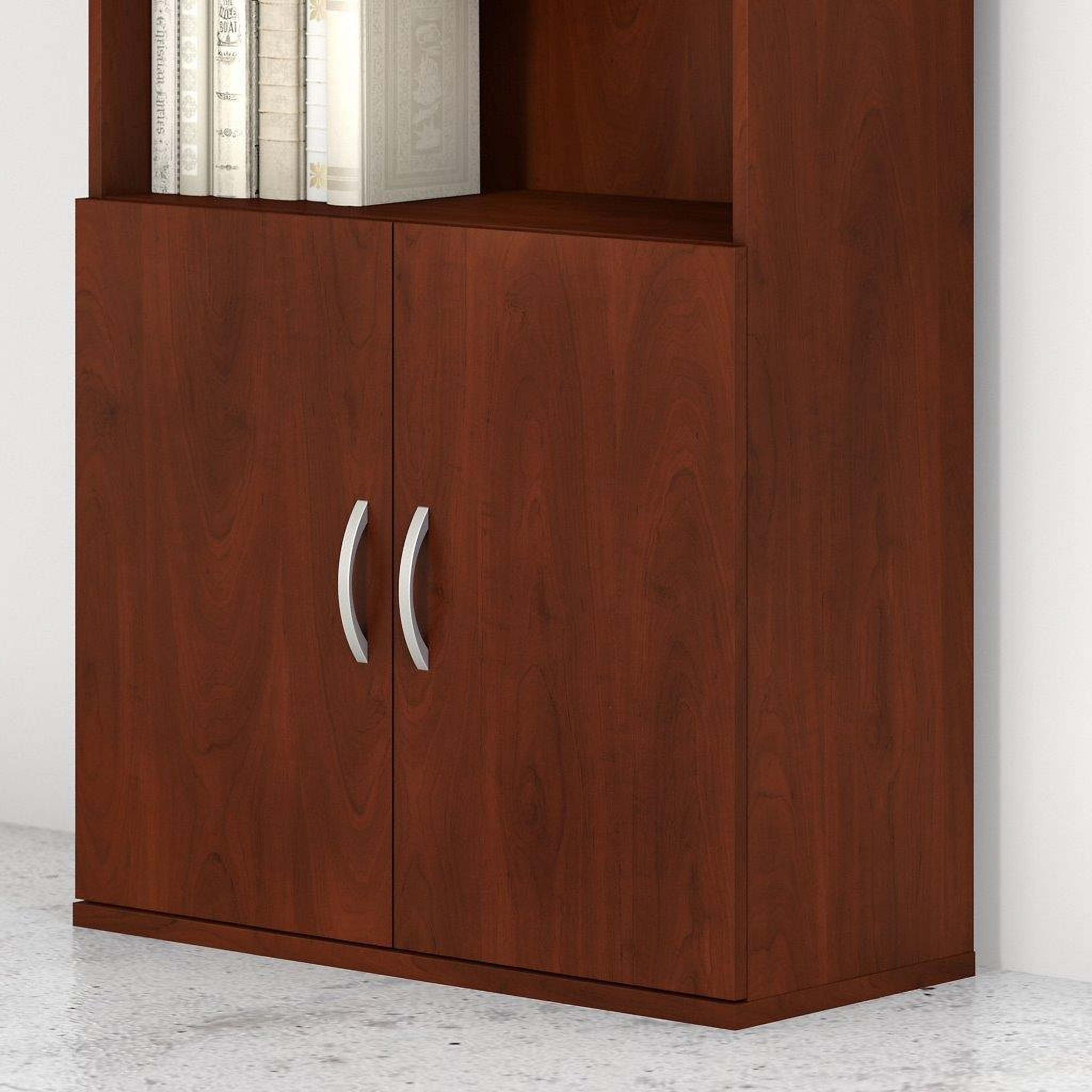 Bush Business Furniture Studio C Bookcase Door Kit in Hansen Cherry by ...
