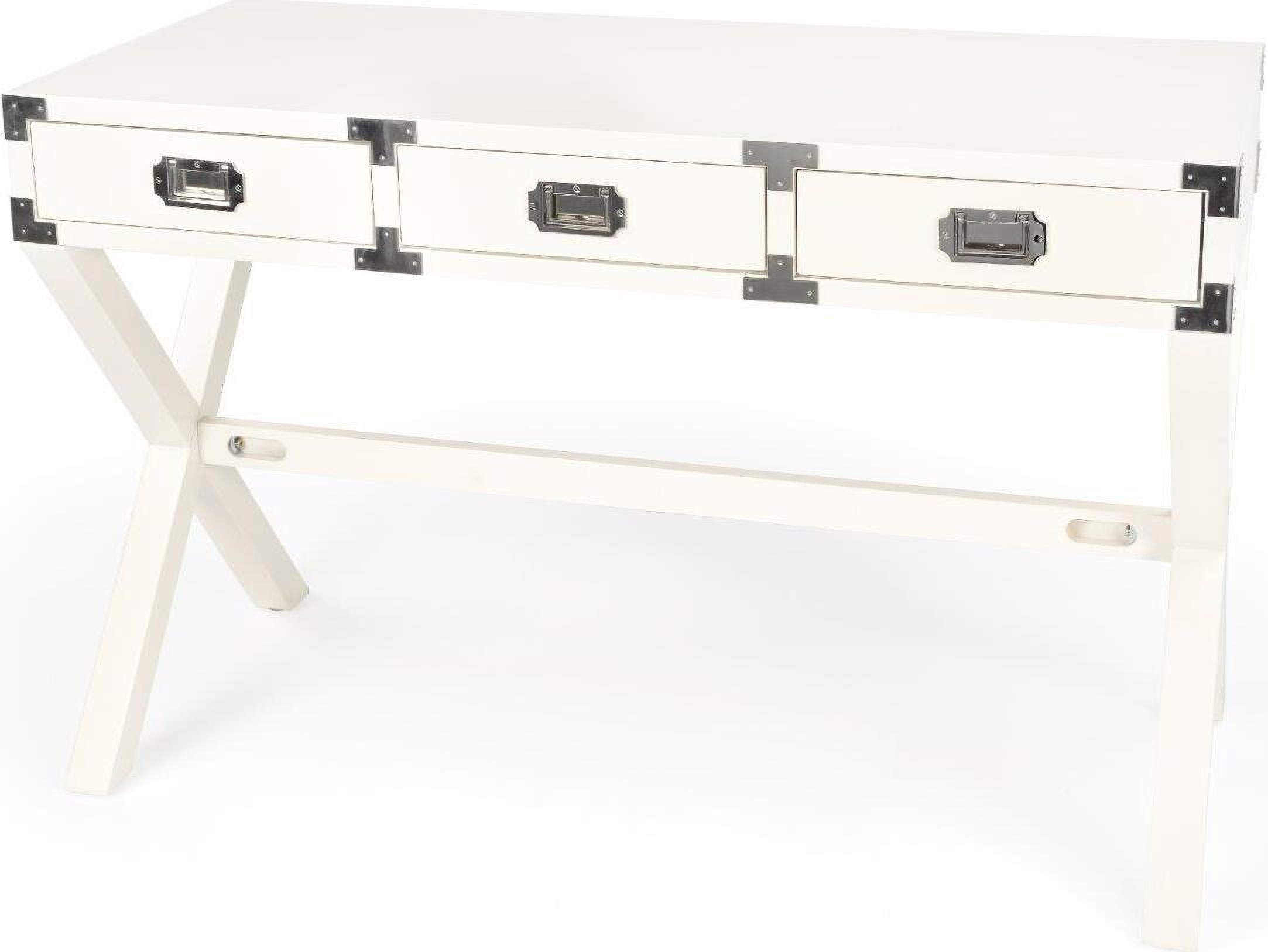 Butler Anew White Campaign Desk by Butler Specialty Company | 1StopBedrooms