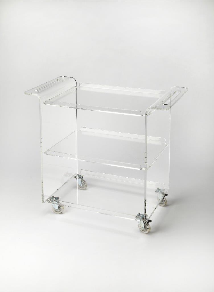 Butler Crystal Clear Acrylic Trolley Server by Butler Specialty Company ...