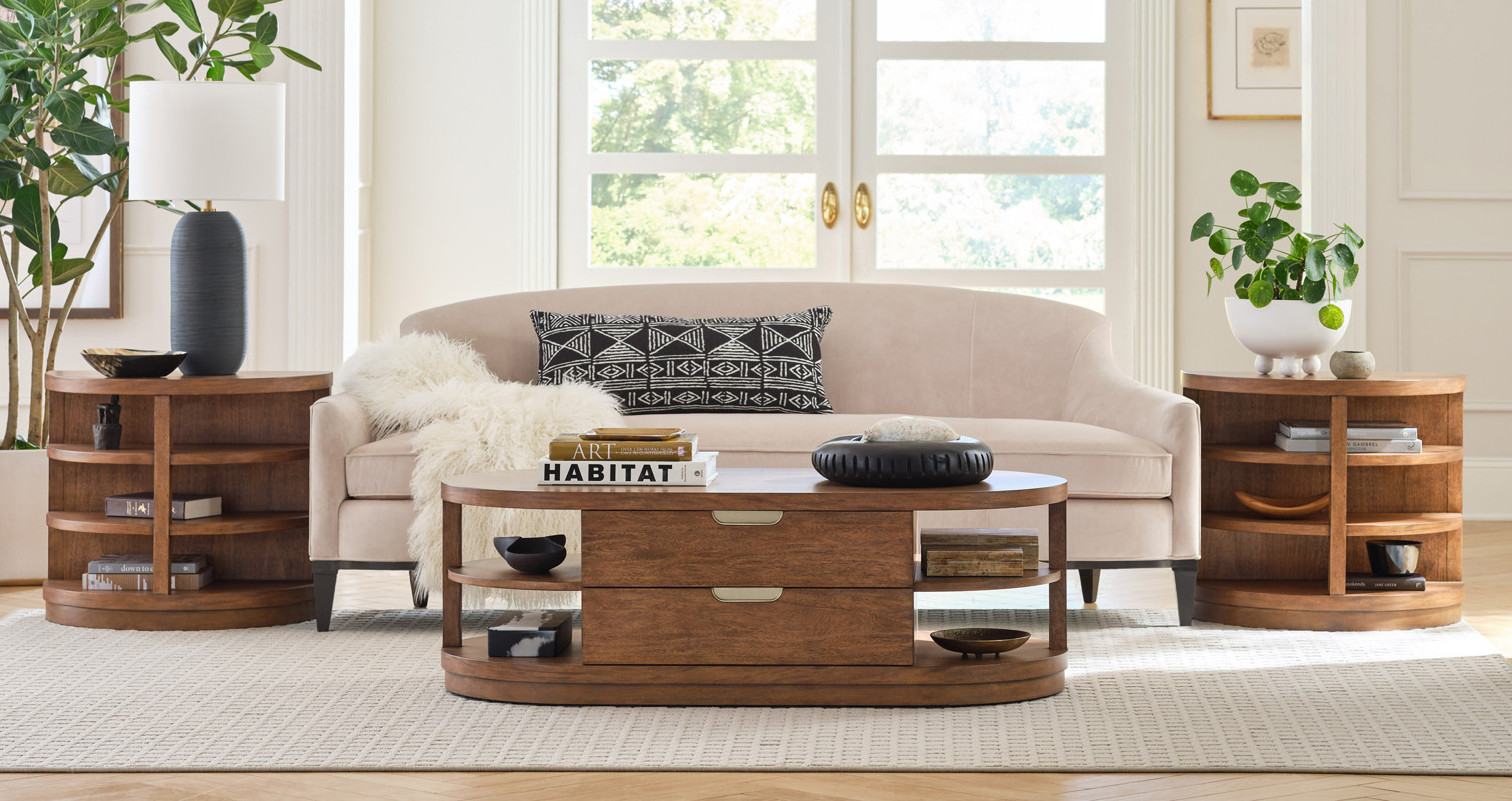 Caden Occasional Table Set In Spiced Caramel by Aspenhome | 1StopBedrooms