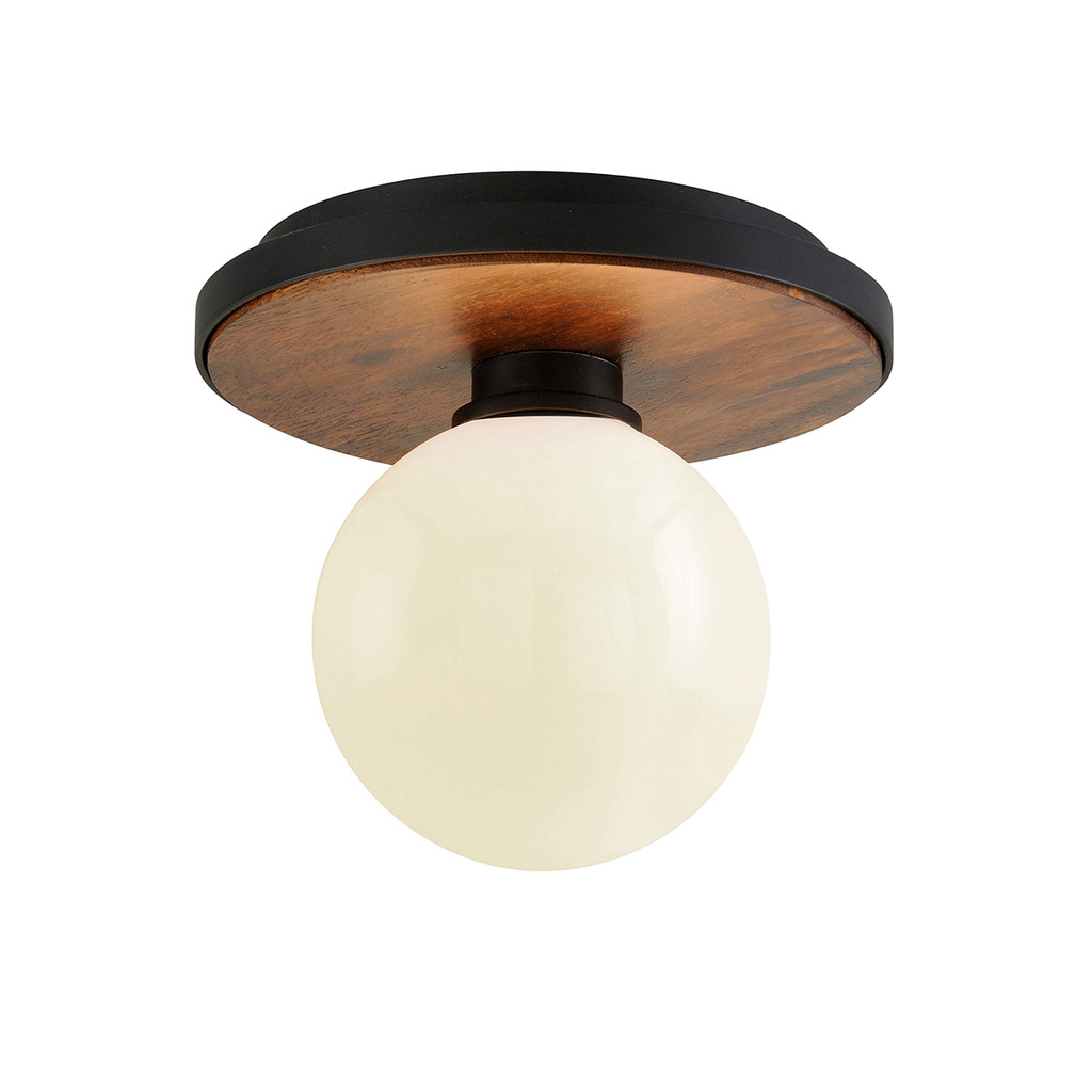 Cadet Flush Mount In Soft Black by Troy Lighting | 1StopBedrooms