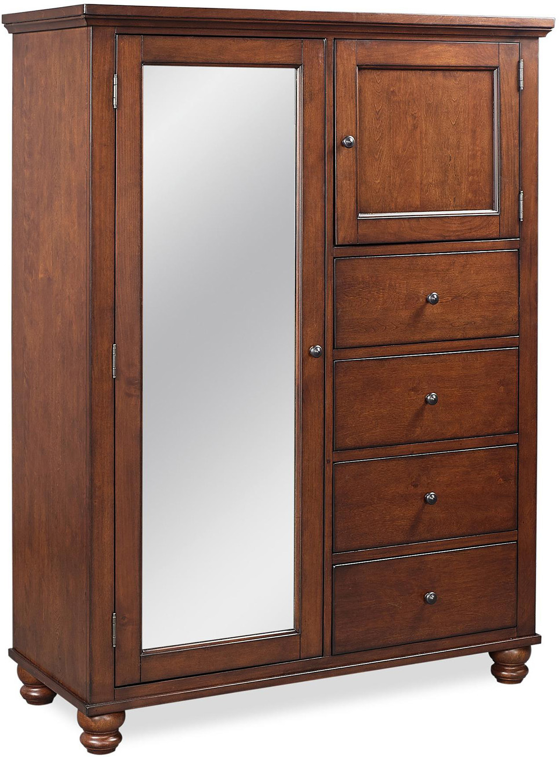 Cambridge Chiffarobe In Brown Cherry by Aspenhome | 1StopBedrooms