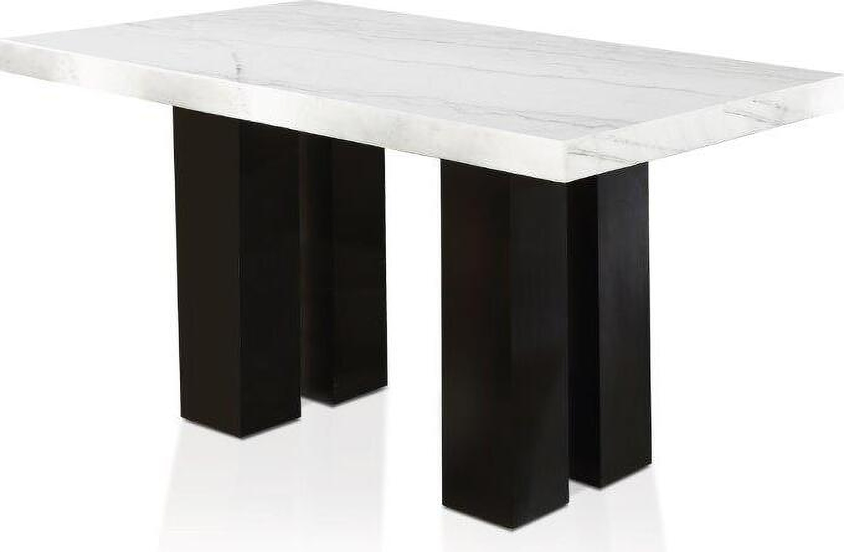 Camilla Rectangle Counter Height Table In White by Steve Silver | 1StopBedrooms