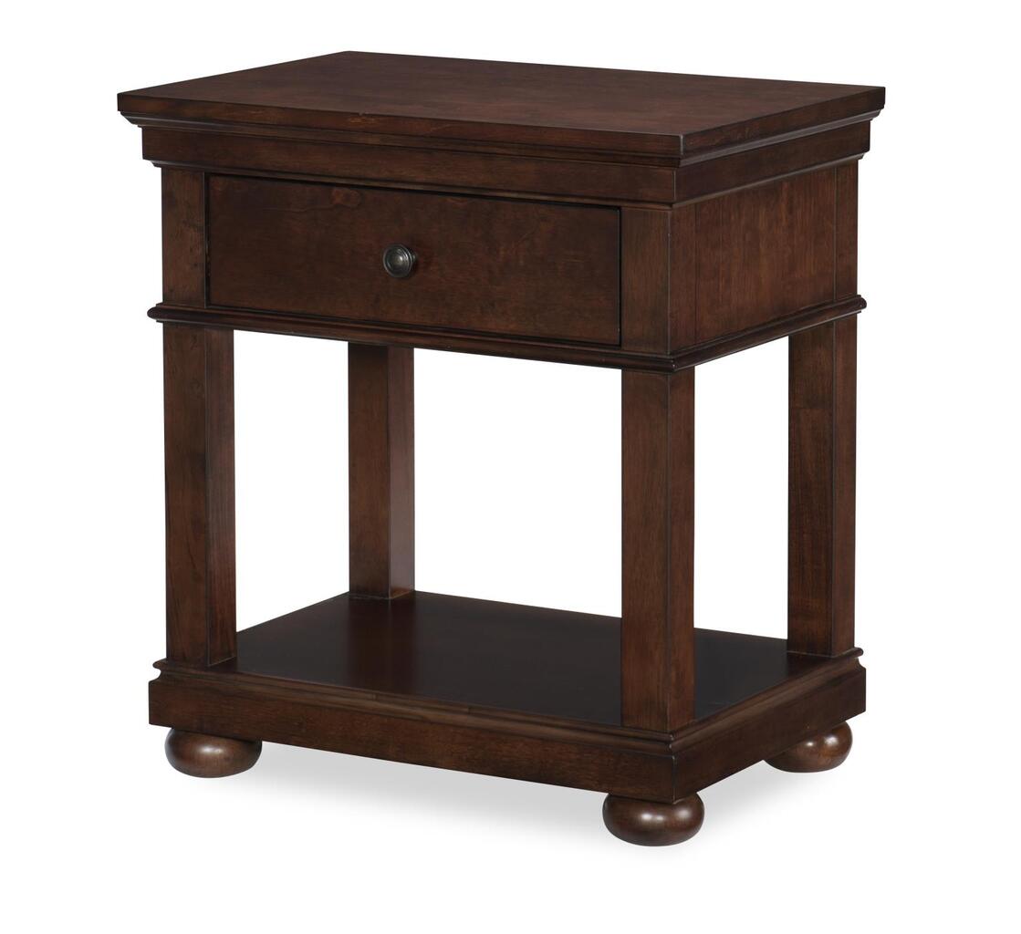 Canterbury 2.0 1 Drawer Open Night Stand In Warm Cherry by Legacy ...