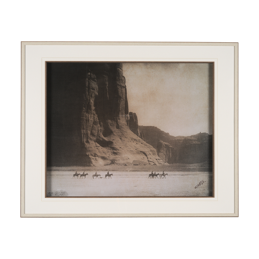 Canyon De Chelly Wall Art In Brown by Mercana | 1StopBedrooms