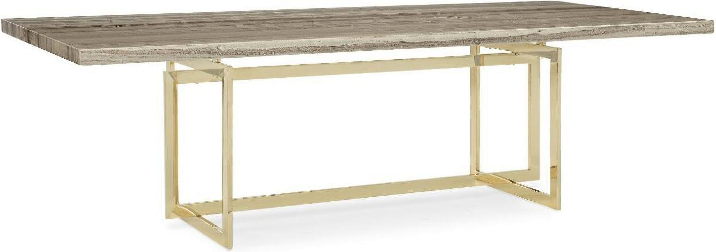 Caracole Classic Wish You Were Here Dining Table Base With Stone Top ...