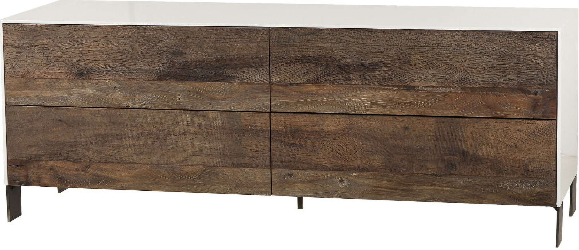 Cardosa 4 Drawer Dresser In White by Sonder Living | 1StopBedrooms