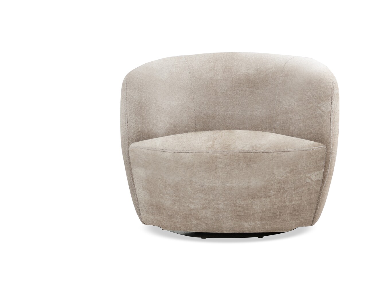 Carina Swivel Barrel Chair In Miami Mink by Parker House | 1StopBedrooms