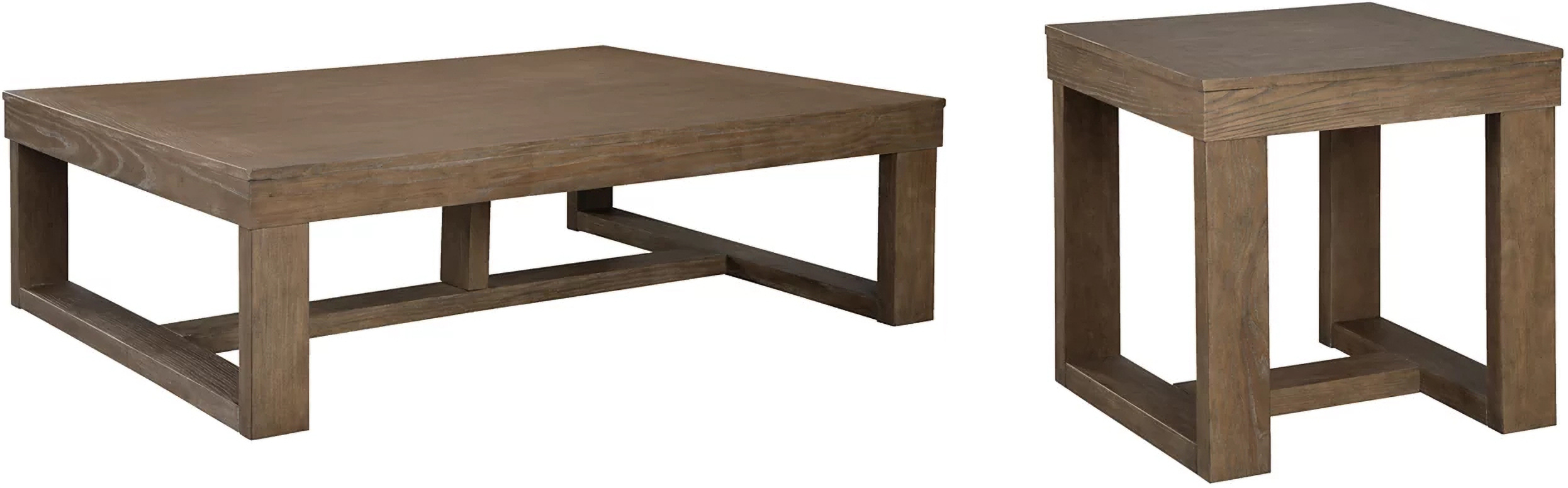 Cariton Gray Rectangular Occasional Table Set by Ashley Furniture ...