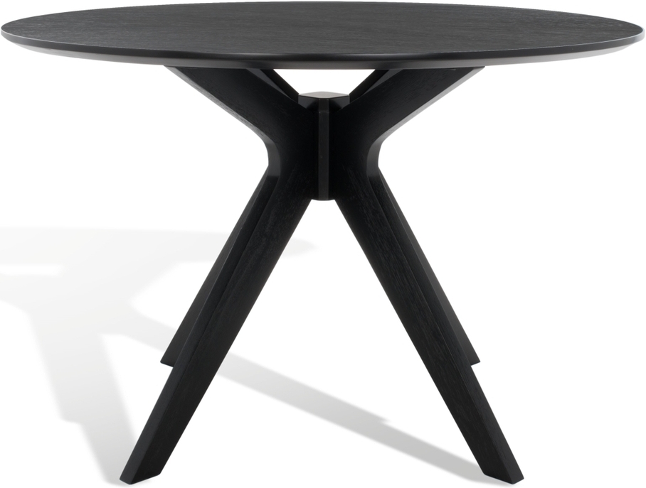 Carolee 46 Inch Round Dining Table In Black by Safavieh Couture ...