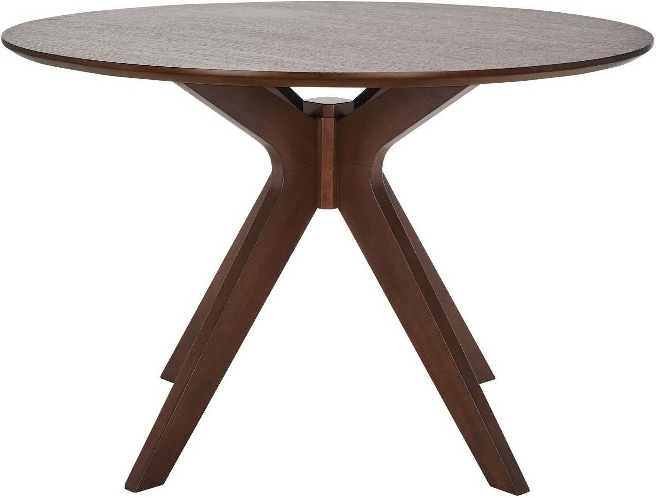 Carolee 46 Inch Round Dining Table In Walnut by Safavieh Couture ...