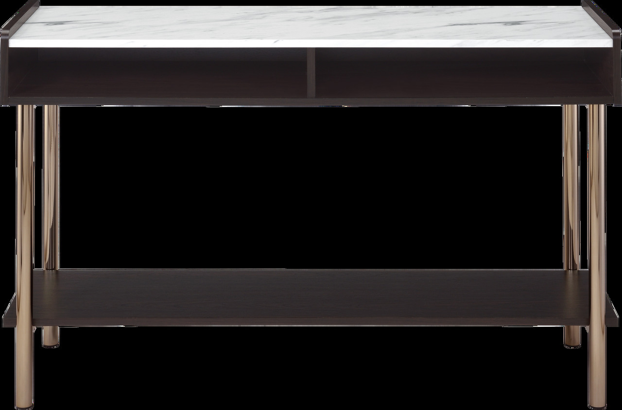 Carrie Sofa Table In Brown by Steve Silver | 1StopBedrooms