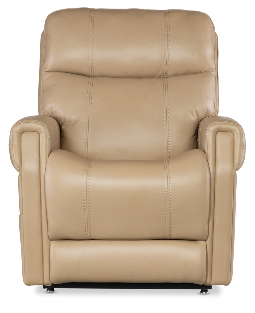 Carroll Power Recliner with Power Headrest, Lumbar and Lift In Beige by ...