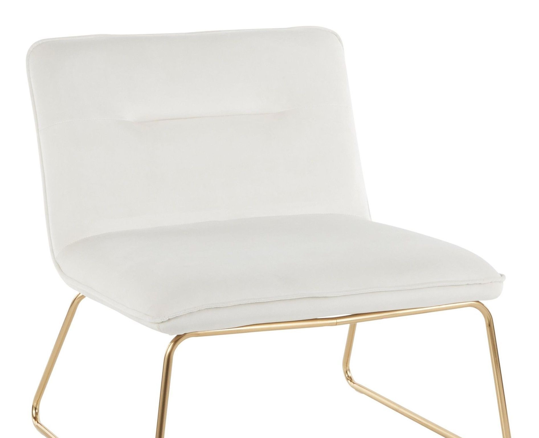 Casper Cream Velvet Accent Chair by Lumisource | 1StopBedrooms