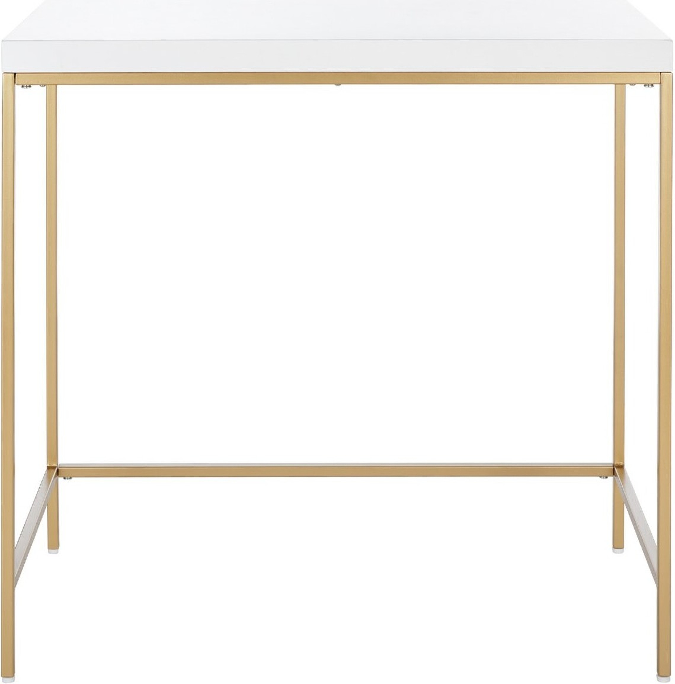 Cass Desk in White and Gold by Safavieh | 1StopBedrooms
