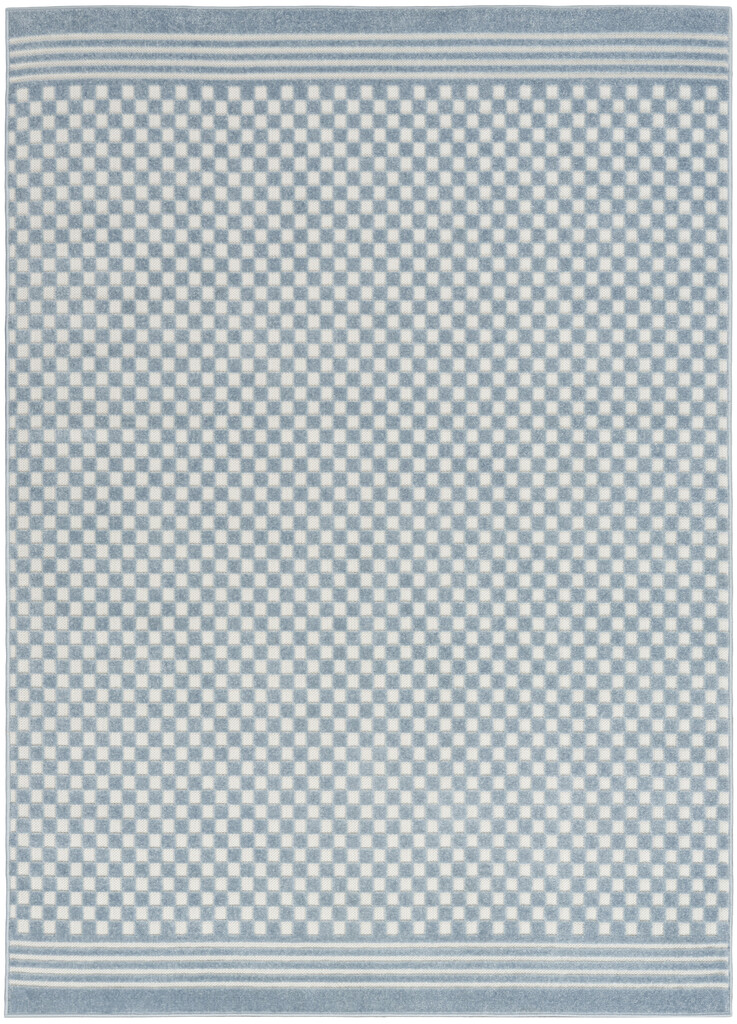 Casual 5'3" x 7' Indoor Rug In Blue by Nourison | 1StopBedrooms